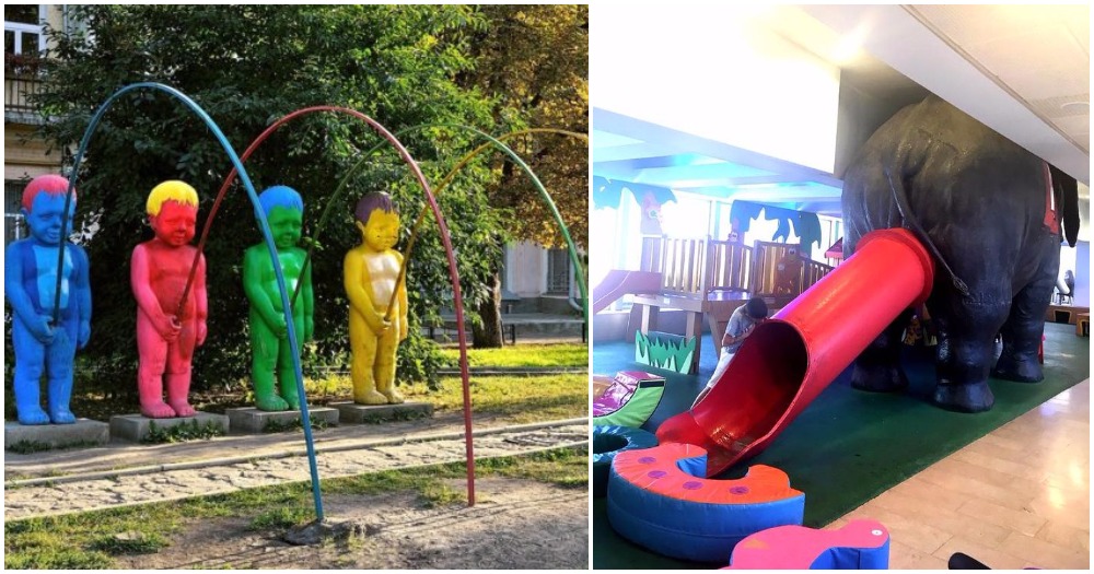 20 Eerie Playgrounds That Will Scar Your Child For Life - Do You Remember?